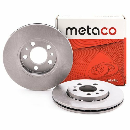 Диск тормозной передний вентилируемый METACO 3050001