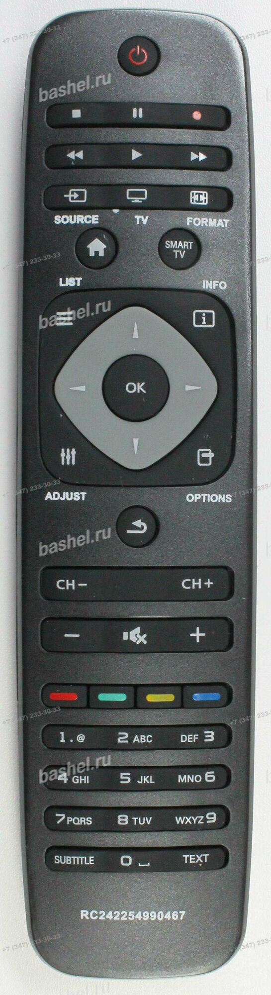 Philips 2422 549 90467 YKF 309-001, Пульт ДУ