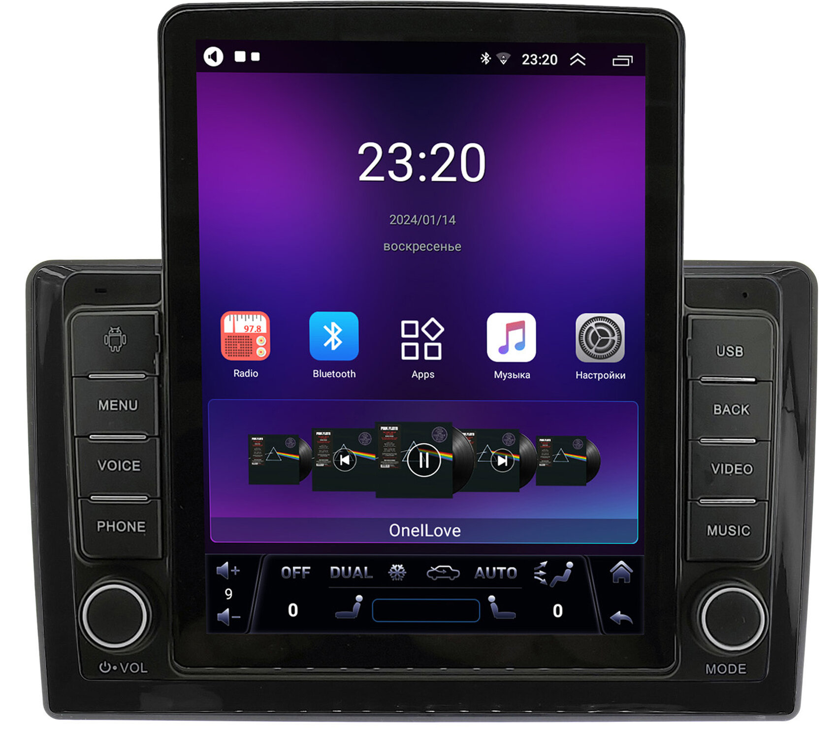 Штатная магнитола Cadillac BLS 2006-2009 Canbox GTR095-10-1107 на Android 10 (QLed, 4/64, DSP, CarPlay)