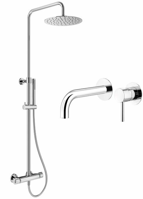 Комплект смесителей для душа Plumberia Selection KITXO6302CR210, Хром