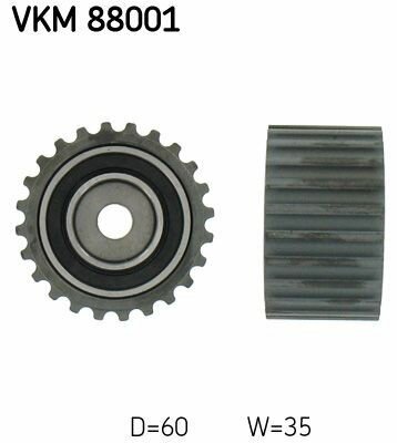 Ролик направляющий ремня ГРМ SKF VKM 88001
