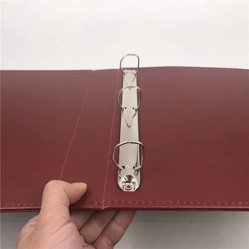 Кожаный фотоальбом Dahomemon Бордовый, S Maroon empty album