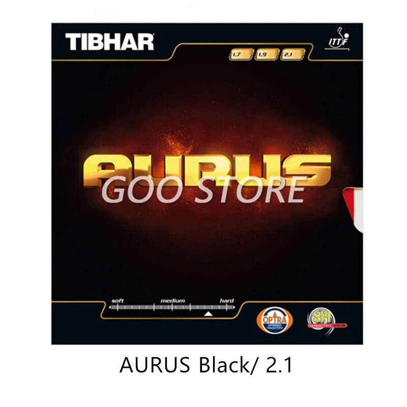 Губка для настольного тенниса TIBHAR AURUS Black 2.1