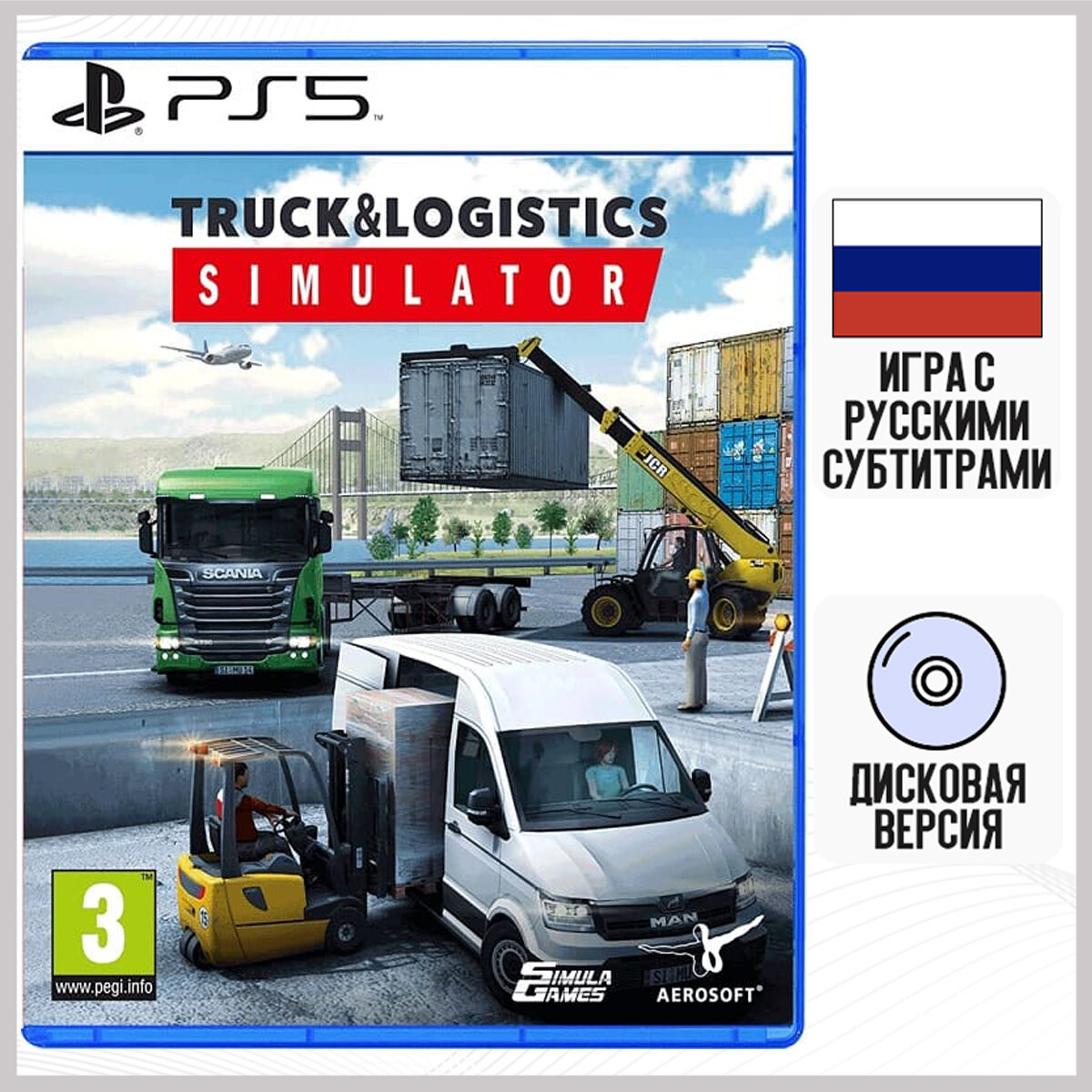 Игра Truck and Logistics Simulator (PS5, Русские субтитры)