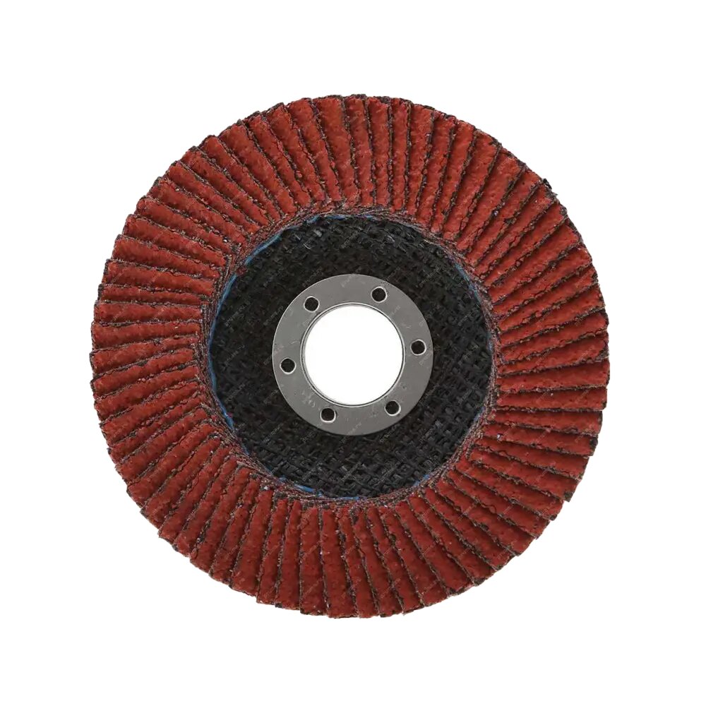 Круг лепестковый торцевой 115 х 22 мм 14А зернистость Р40 Луга-Абразив 7392 / Диск для УШМ болгарки плоский КЛТ