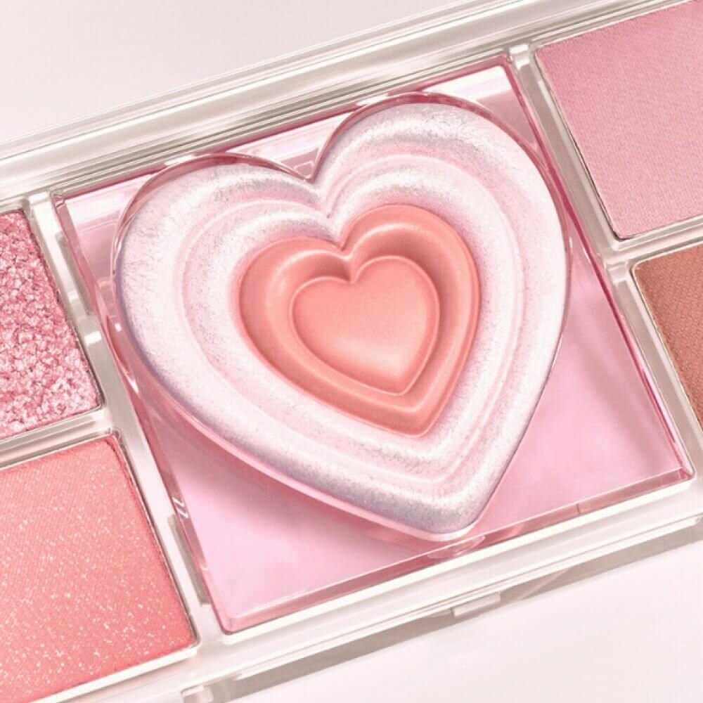 CLIO Палетка теней + румяна и хайлайтер PERIPERA All Take Mood Like Palette №01 Prestige Pink, 12.7 гр