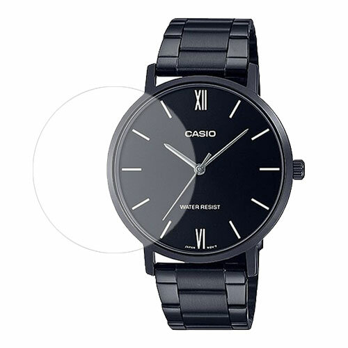Скрин Мобайл защитный экран для часов Casio MTP-VT01B-1B из гидрогелевая плёнка прозрачная