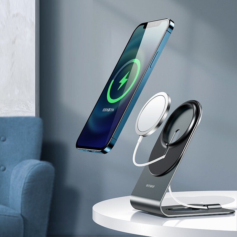 Удобная подставка для зарядки MagSafe 15W телефонов Apple IPhone 12/ iPhone 14/ 14 Pro/ 14Pro Max всех моделей