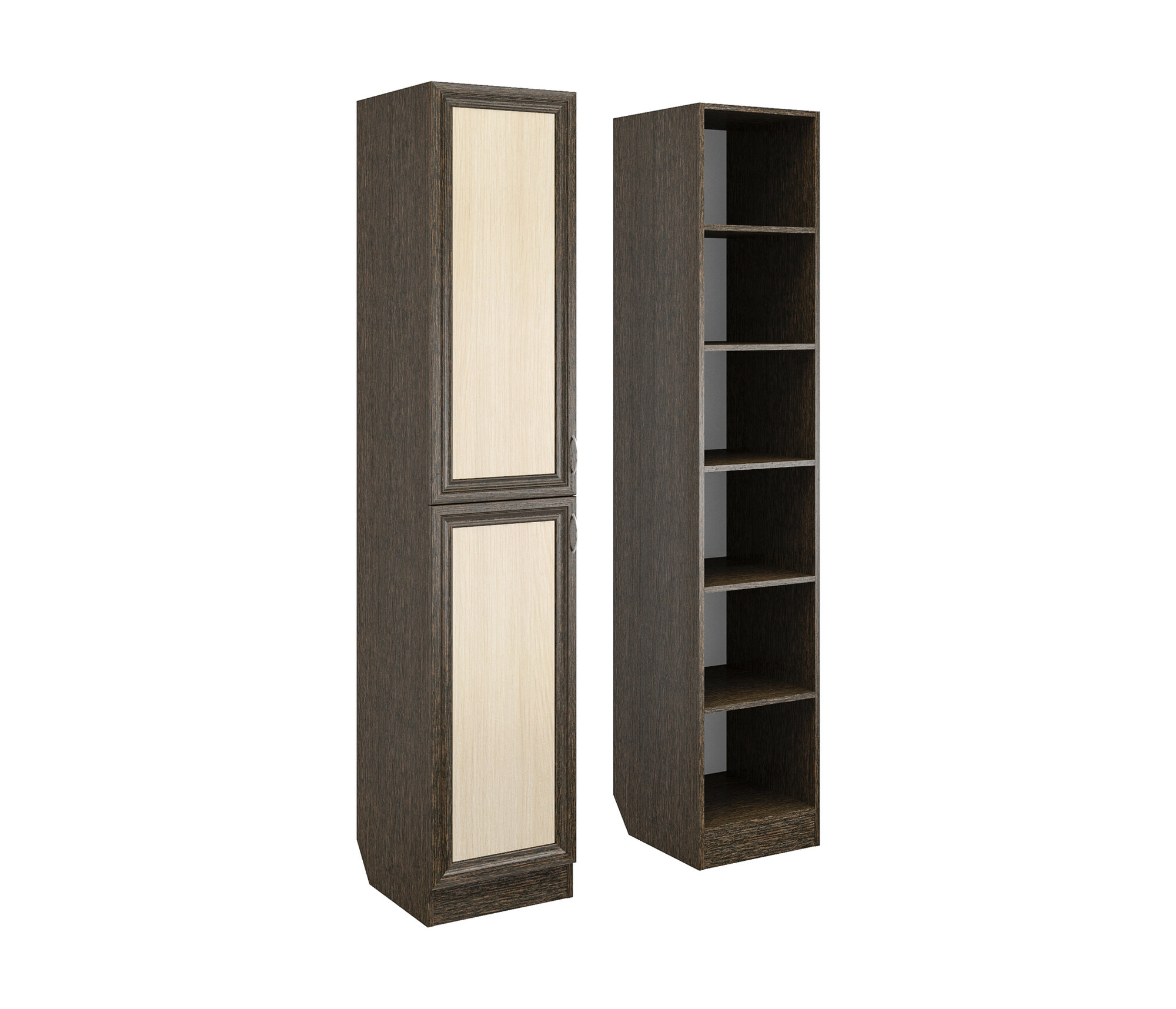 Шкаф 1/3М Венге/дуб молочный