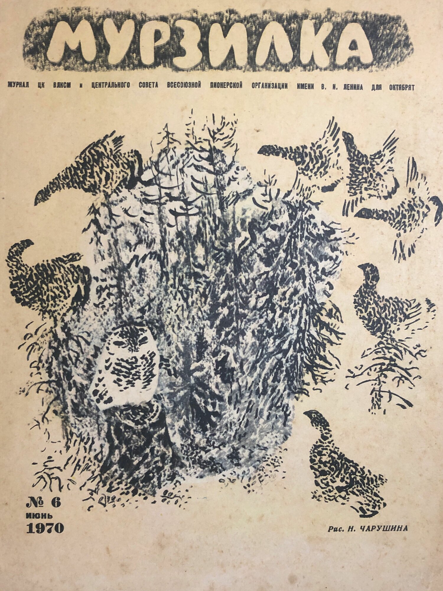 Журнал Мурзилка № 6 1970 год # 47