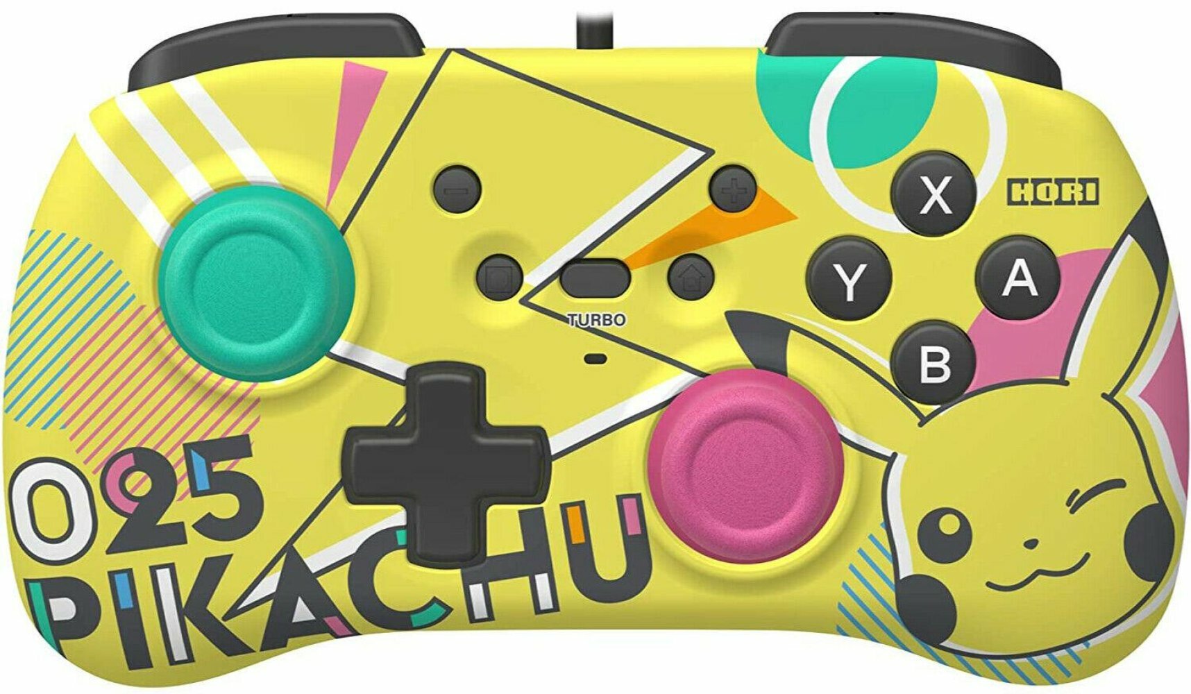 Геймпад проводной Пикачу-025 (Pikachu-025) HORI (NSW-278A) (Switch)