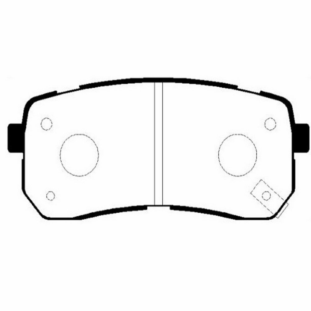 Колодки задние CKKK38 CTR GK0544 для надежного торможения и долговечности