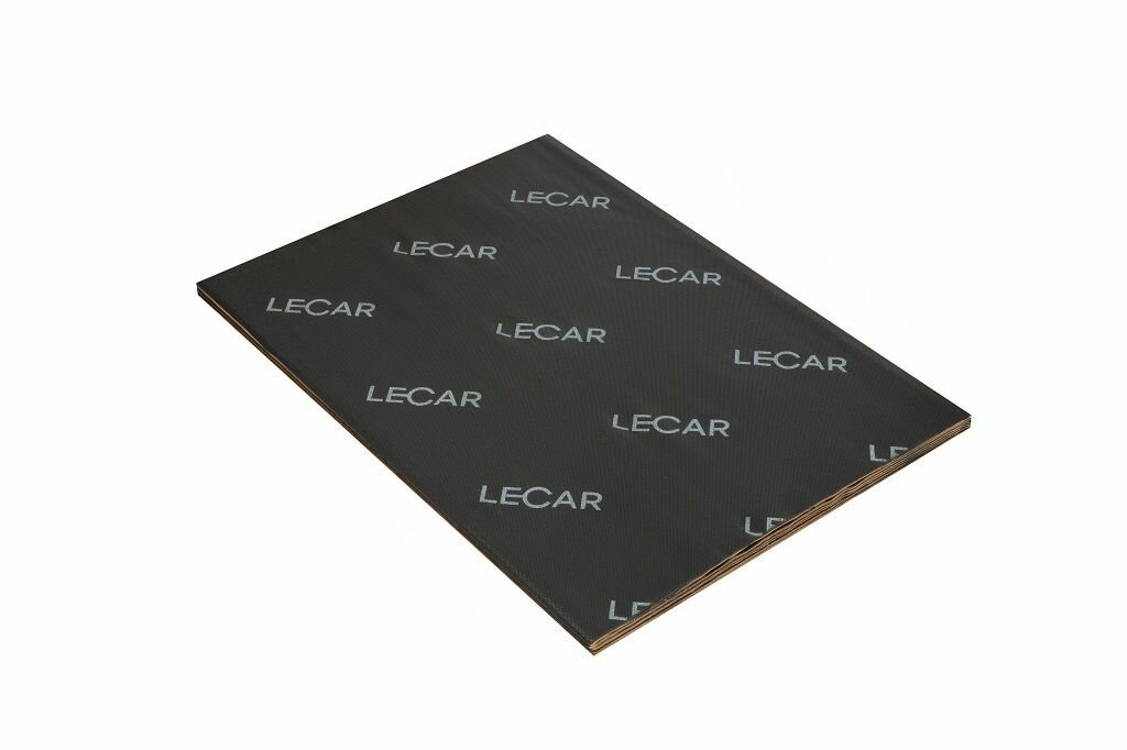Шумоизоляционный лист LECAR 2.0 мембрана (толщина 2 мм, упаковка 10 листов)