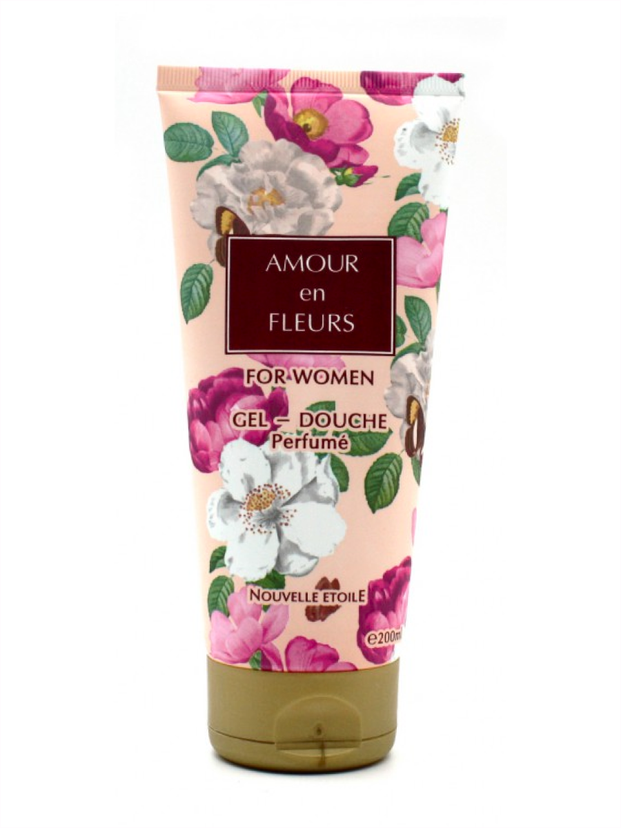 Новая Заря Любовь в цветах - Amour En Fleurs гель для душа 200 мл