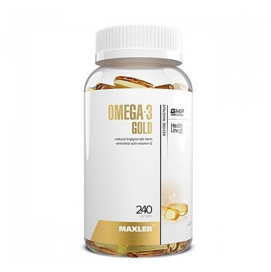 MAXLER Omega-3 Gold капс, 240 шт.