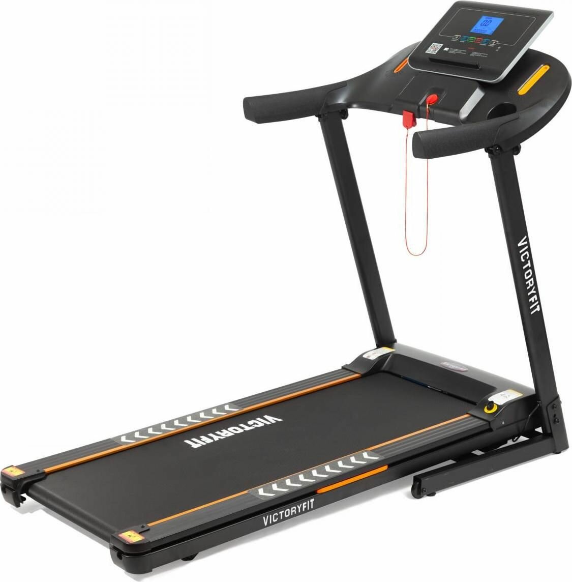 Беговая дорожка VictoryFit VF-518, 12 программ, амортизация, компенсатор неровности пола