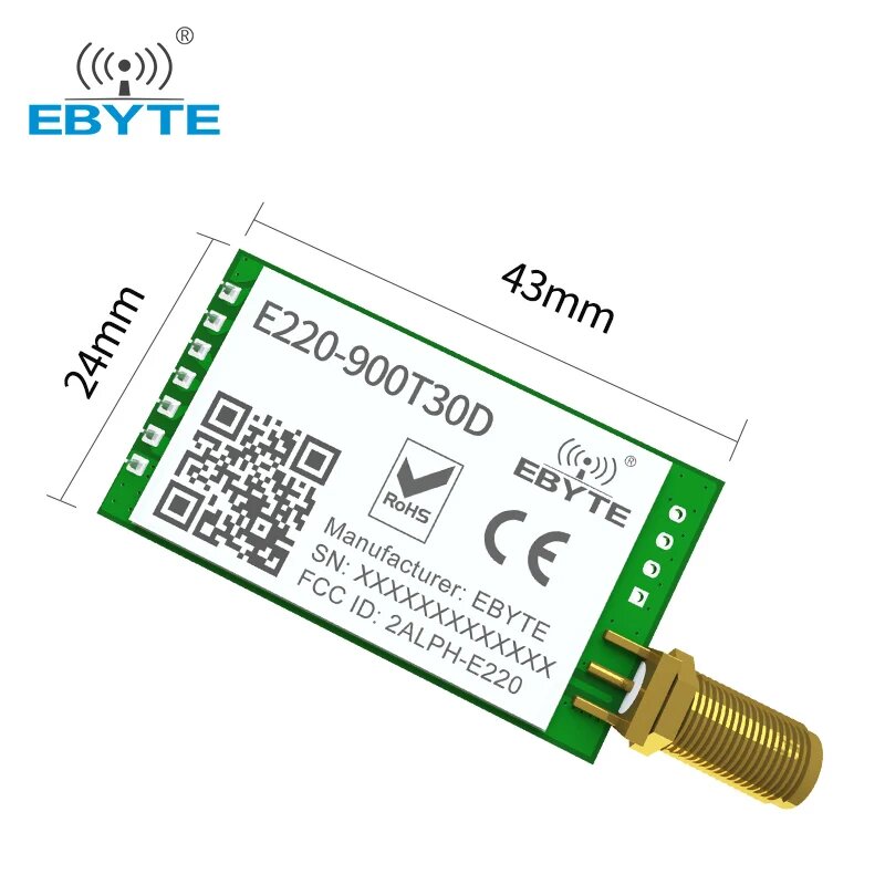 Модуль LoRa EBYTE E220-900T30D, Color: E220-900T30D — фото 1