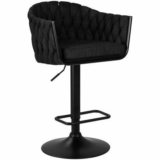 Стул барный Dobrin LEON (черная ткань (LAR-275-50))