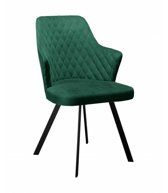 Стул Enkianthus 345 K13 изумруд, ножки черные