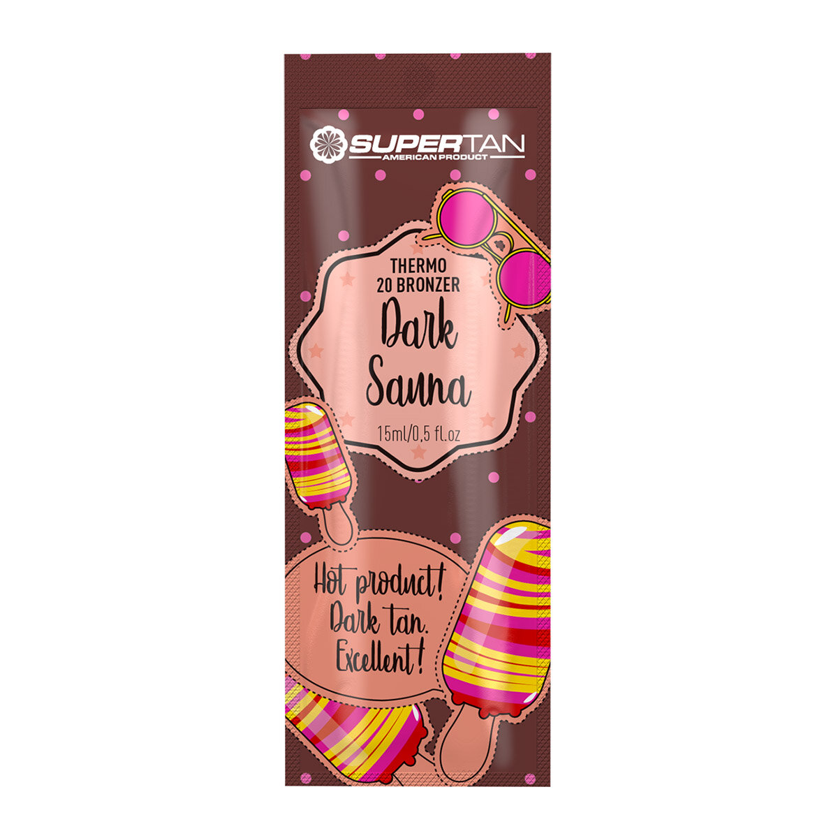 SuperTan Крем для солярия / Dark Sauna, 15 мл