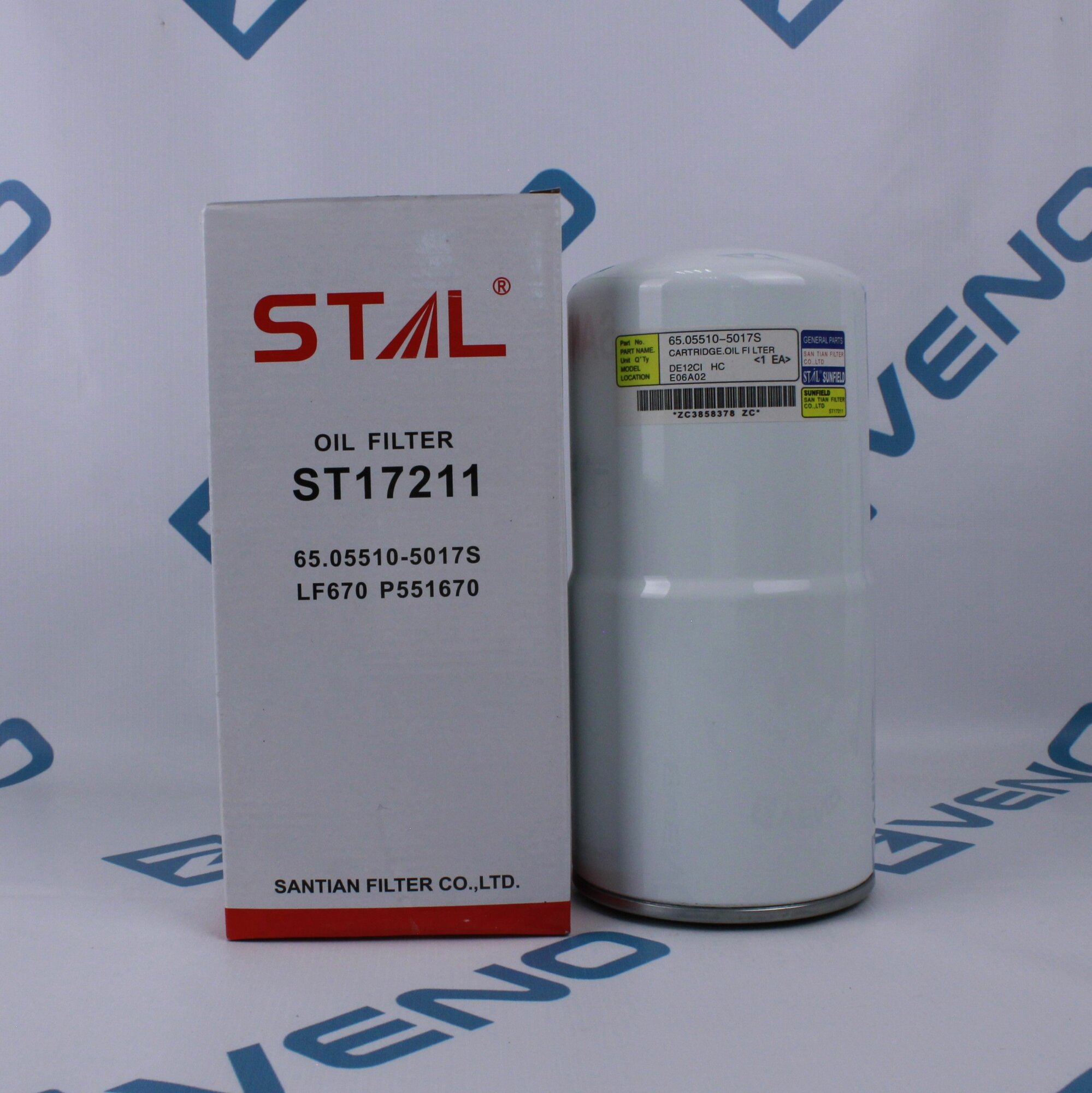 Фильтр масляный STAL ST17211 (LF3716; P502464; 24749052; 65055105012; B7241) Daewoo Doosan Sdmo