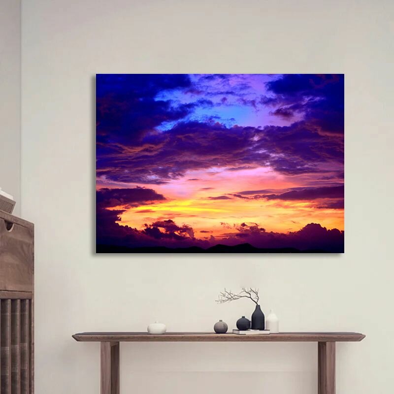 Картина "Красивая природа", на холсте, на подрамнике, дерево, 30x40 см