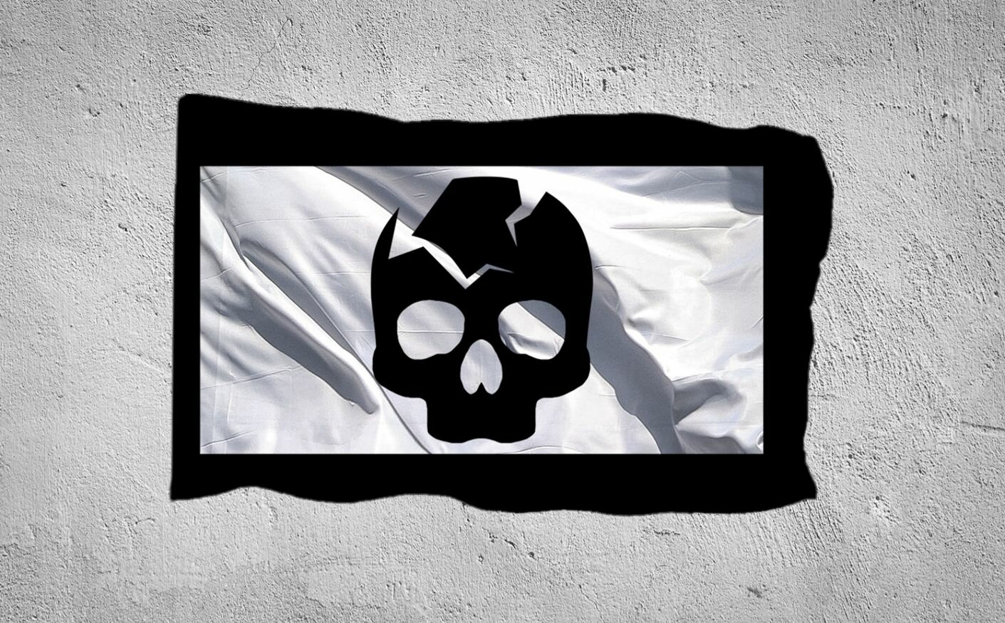 Флаг группировки Бандиты, 70х105 см на шёлке для ручного древка