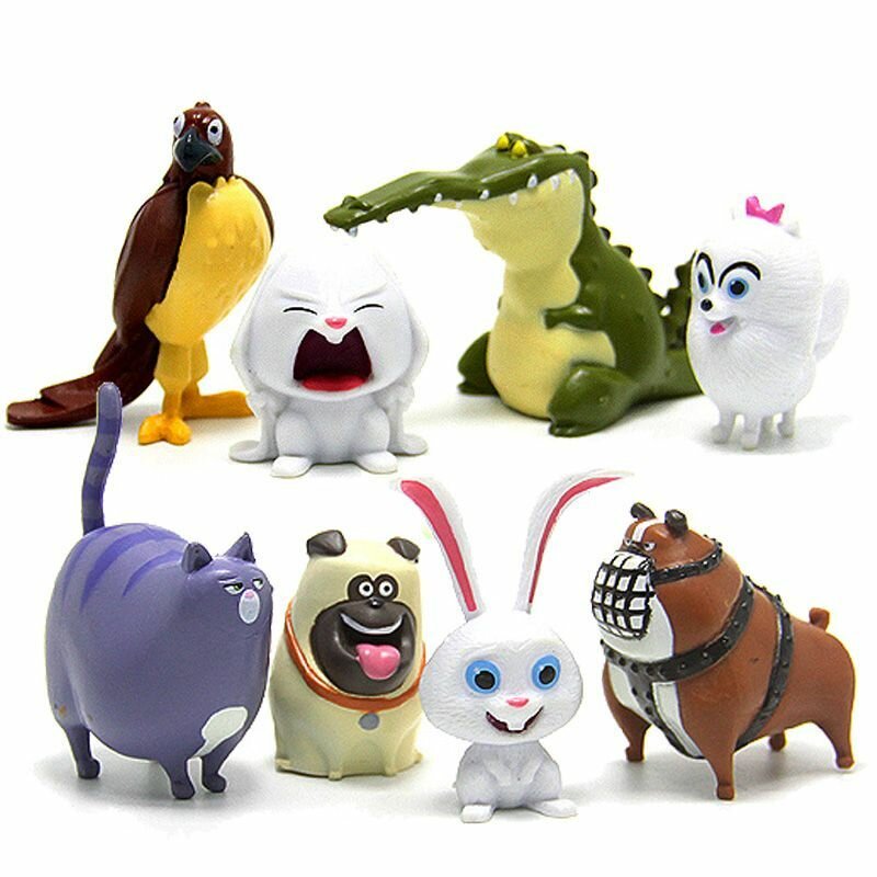 Тайная жизнь домашних животных Макса Сноуболла Дюка Аниме фигурки / secret life of pets игрушки для детей 14 шт