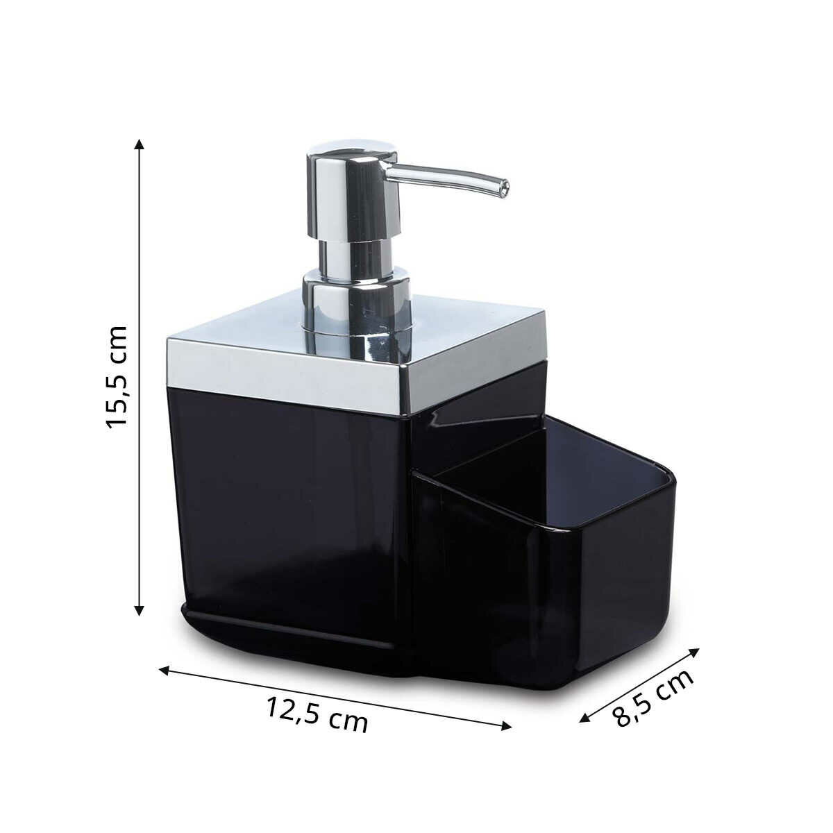 Дозатор кухонный Primanova, с секцией для губки. Кухонный диспенсер