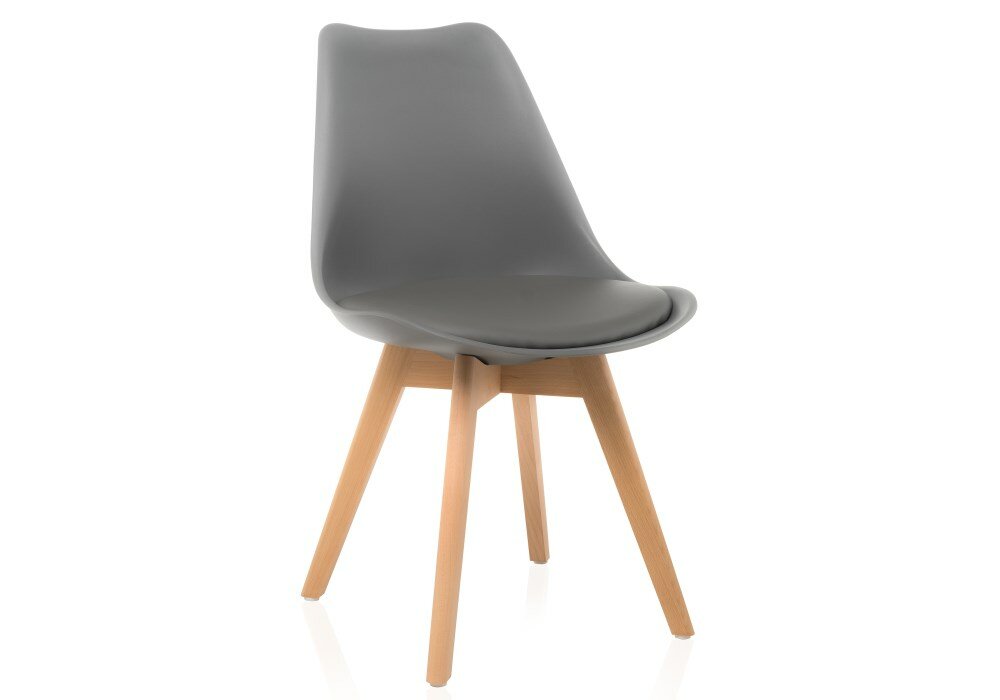 Пластиковый стул Woodville Стул Bonuss dark gray - комплект из 4 шт