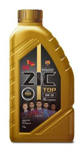 Zic top 0w30 (1l)_масло мот! синт.\api sl acea a5/b5 a7/b7 132680