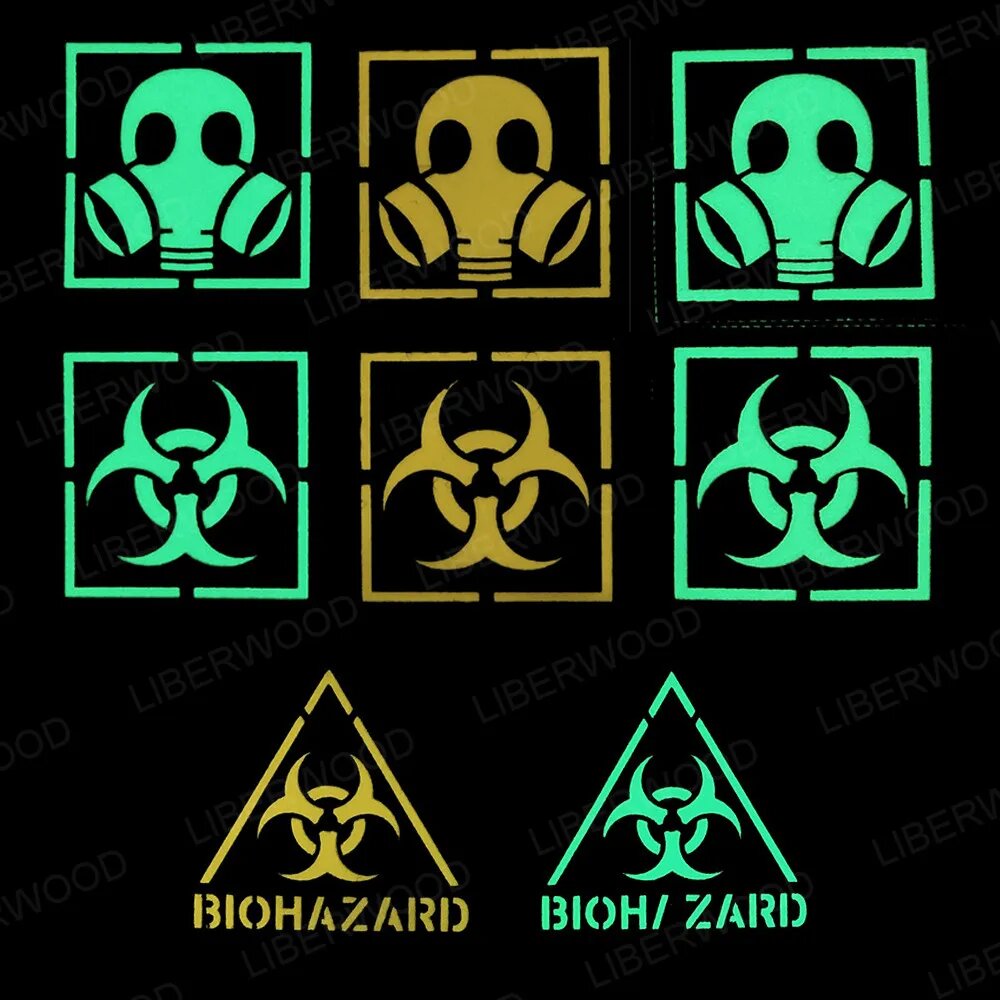 Патч Zombie Outbreak Response Team, 8см, PVC, Hook Only — фото 1
