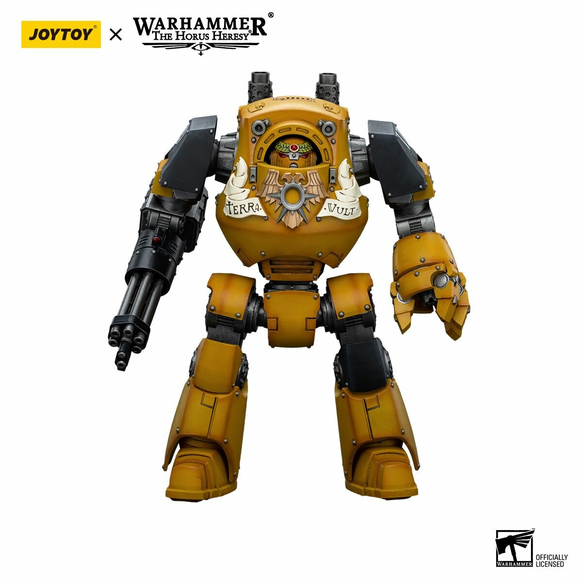 Подвижная фигурка JOYTOY Warhammer 40K The Horus Heresy Imperial Fists Contemptor Dreadnought коллекция игрушек