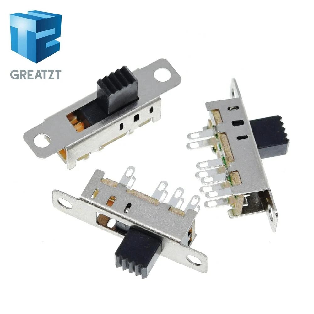 GREATZT двойной тумблерный переключатель 8 контактов 3 положения 20PCS
