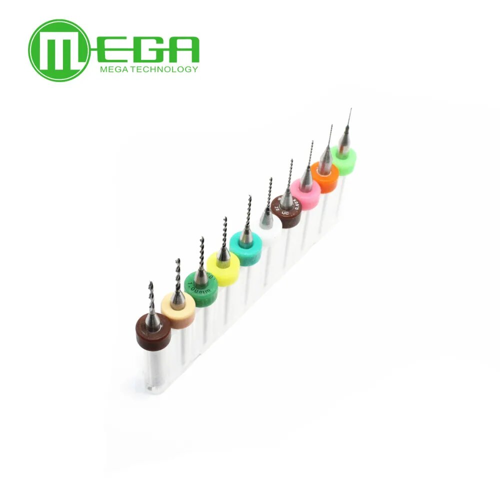 Микросверла CNC PCB Dremel 0,3 MM 0,4 MM, 0,5 MM, 0,6 MM 0,7 MM 0,8 MM 0,9 MM 1,0 MM 1,1 MM 1,2 MM 10 шт Интегральные схемы