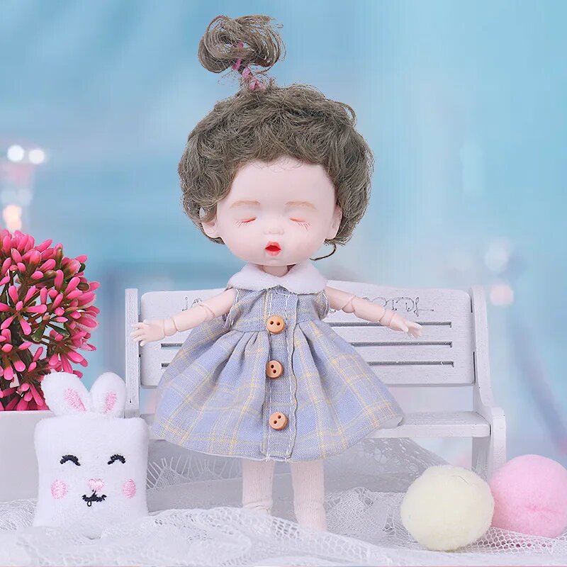 Кукла шарнирная Ziluo OB11, 12 см, цвет 12cm doll
