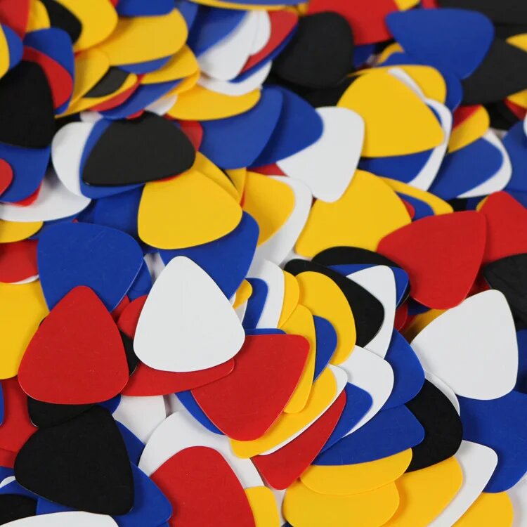 Медиаторы для гитары, целлулоид, набор из 10 штук Темно-синий, ABS 0.5MM