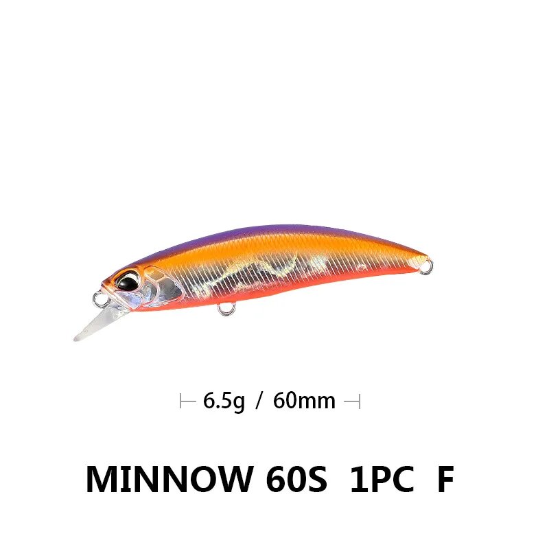 Воблер Minnow 60S F, 6.5г, 60 мм