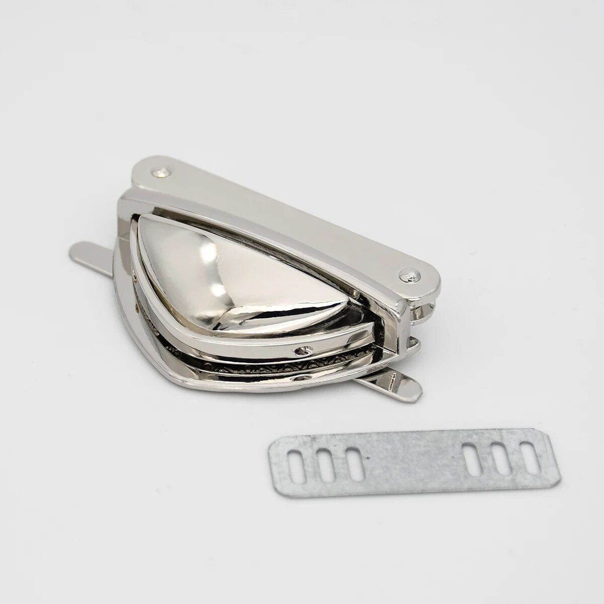 Металлический замок для сумки Silver CLOXY
