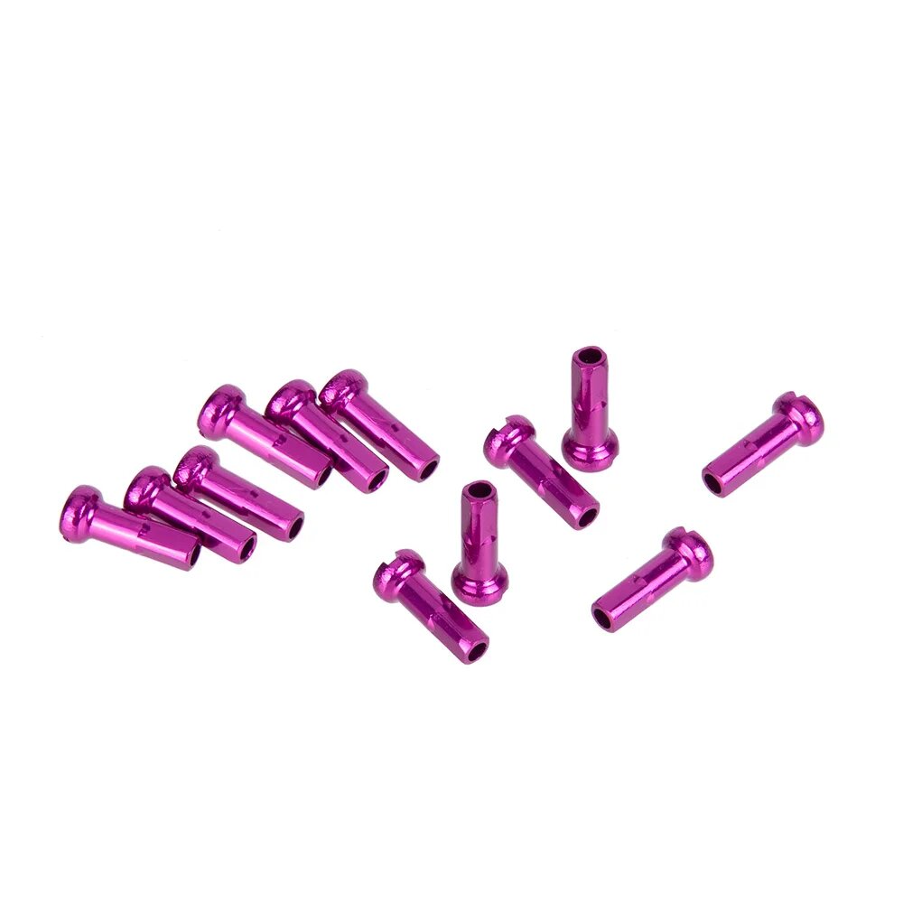ZTTO Алюминиевые ниппели для спиц велосипеда 100 шт. Фиолетовый, Purple 100pcs