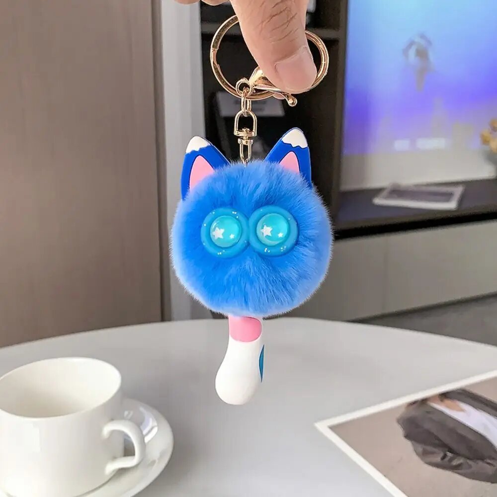 Милый плюшевый брелок blue