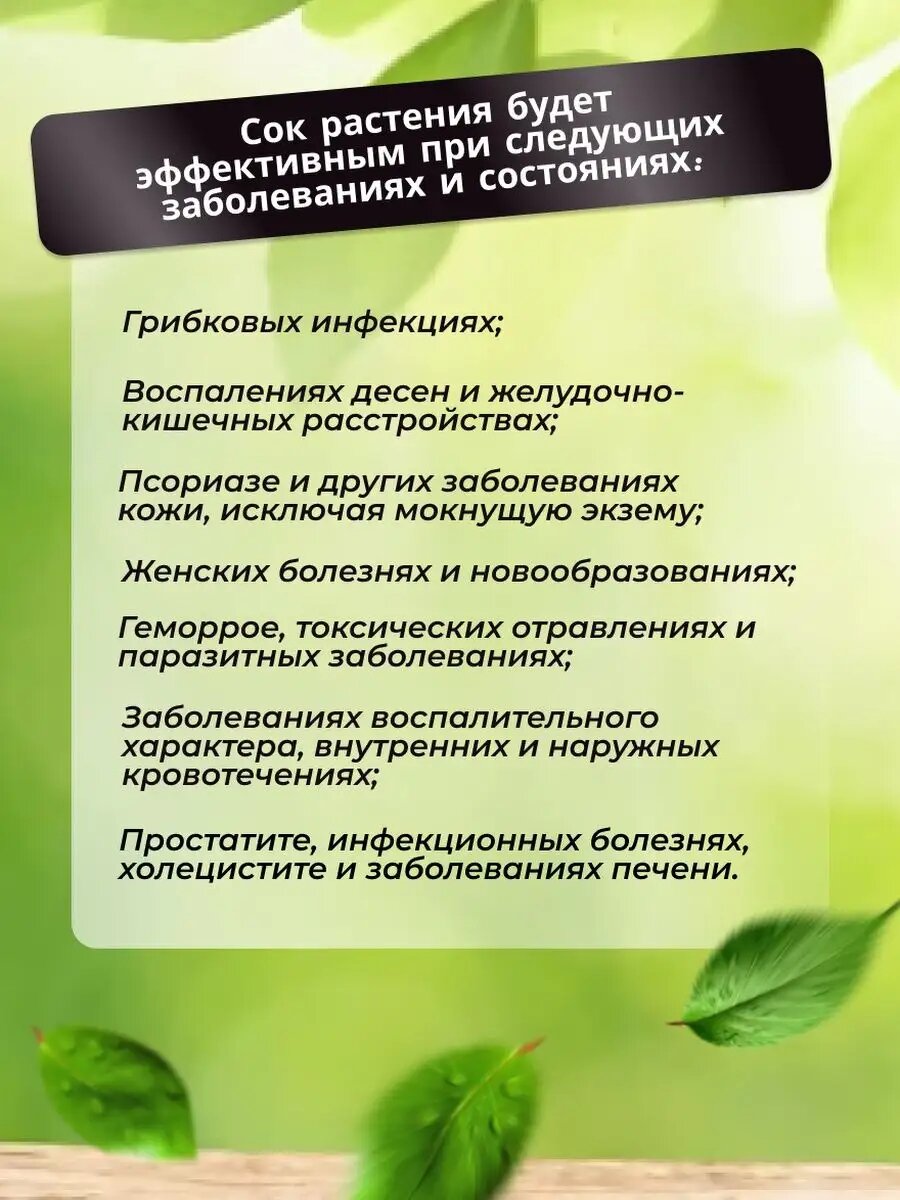 Сок чистотела "Благодея-Алтай" 50 мл, 100% натуральный продукт — фото 1