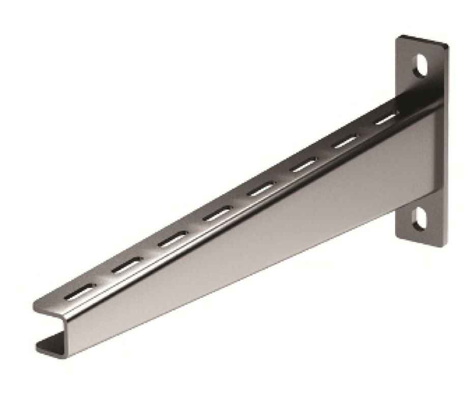 Консоль для кабельных лотков DKC / ДКС BBH7040 усиленная тяжелая, стальная, длина основания 400мм / крепеж
