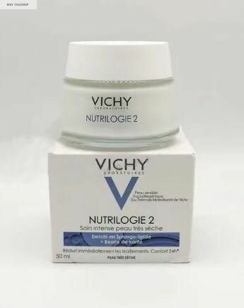 Vichy Nutrilogie 2 Cream Интенсивный увлажняющий крем для сухой кожи, восстанавливающий защитный барьер 50 мл