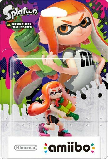 Amiibo. Фигурка Инклинг-девочка / Inkling Girl (Splatoon Collection)