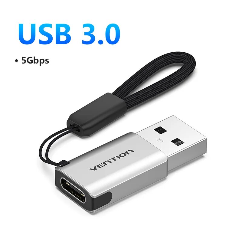 Кабель-Переходник USB 3,0, 2,0, Vention для ноутбуков Samsung S20, Xiaomi 10, USB 3.0 to Type C