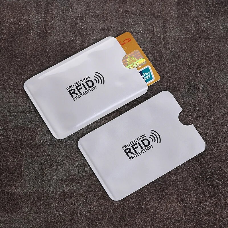 RFID Защитный Чехол для Карт 10 шт. Красный, silver4