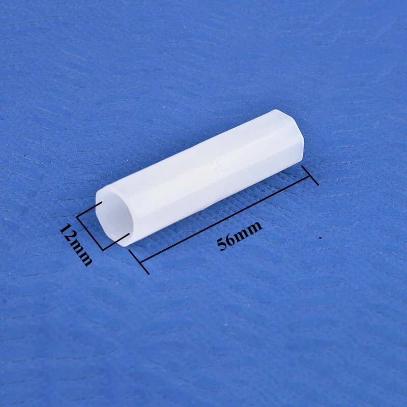 Пластиковые тройники для полива 12 мм Белый, 2PCS (ID12mm), Straight two-way