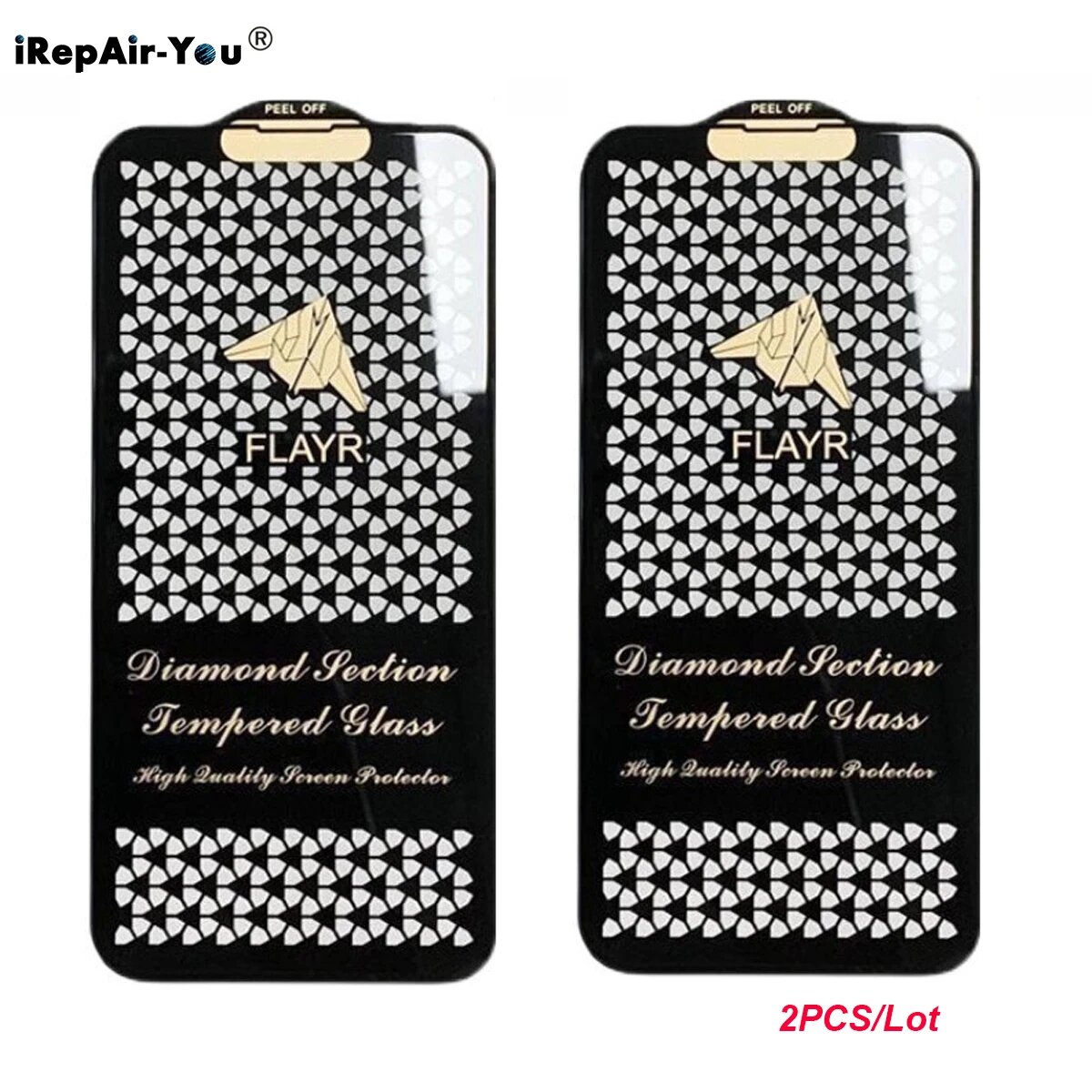 Защитное стекло Diamond для iPhone 12 Pro (2шт)