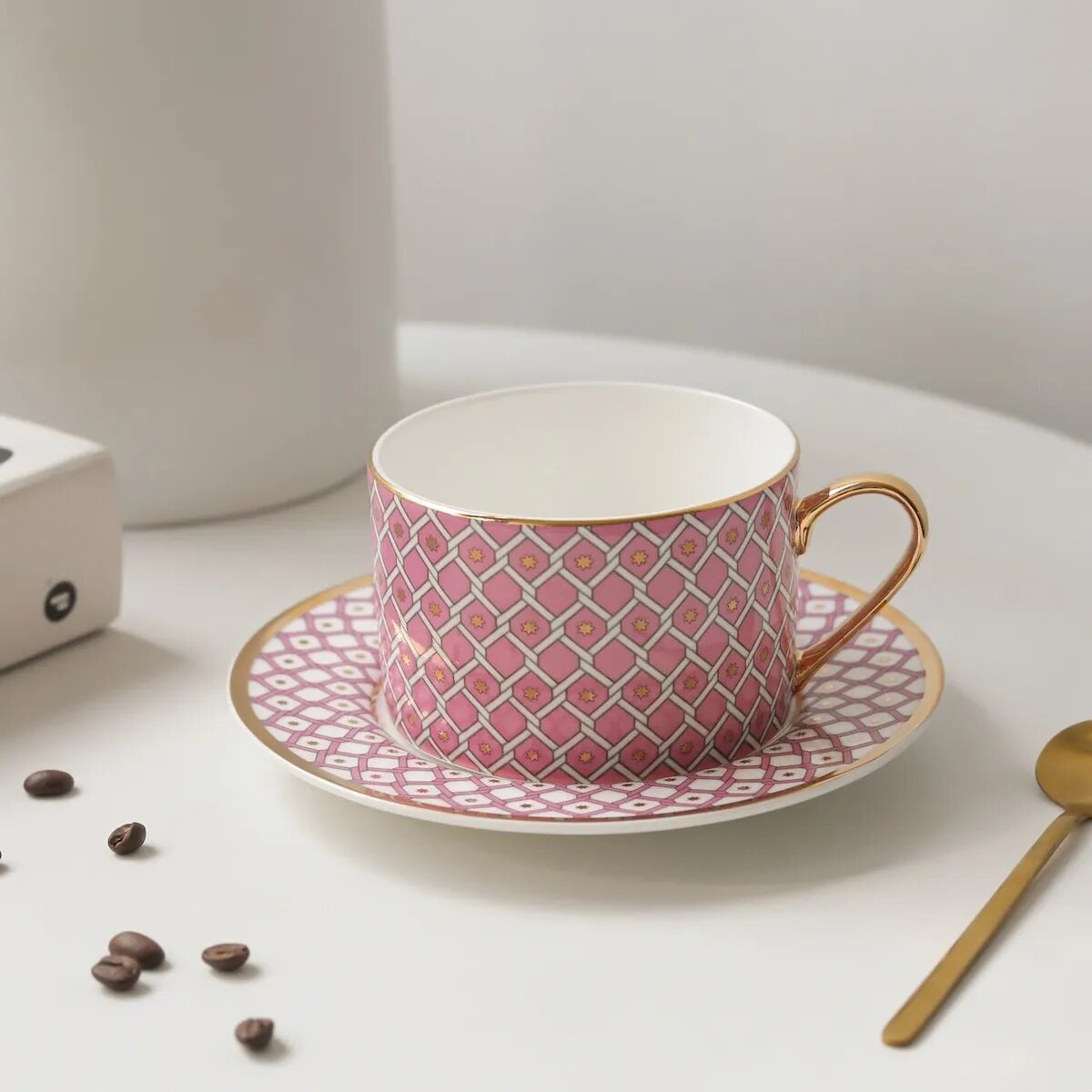 Императорский фарфоровый завод Чайная пара "Лайм 1", 250 мл